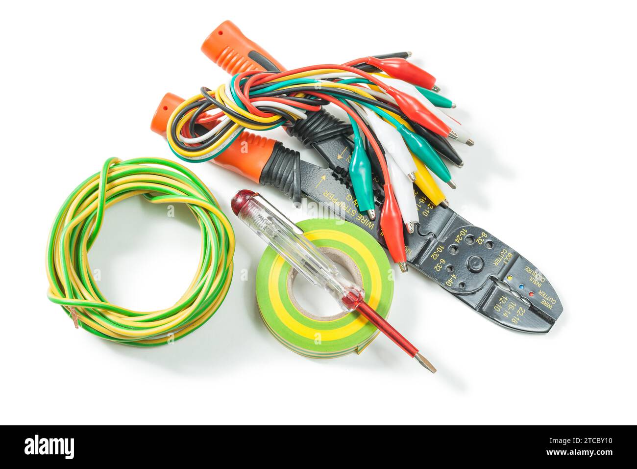 Insulated cable detail Cut Out Stock Images & Pictures - Alamy