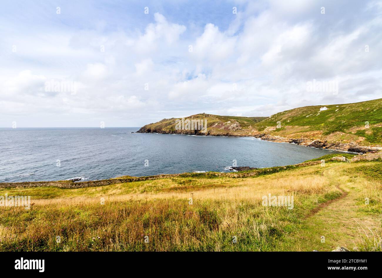 Cornwall coast line Stock Photo - Alamy