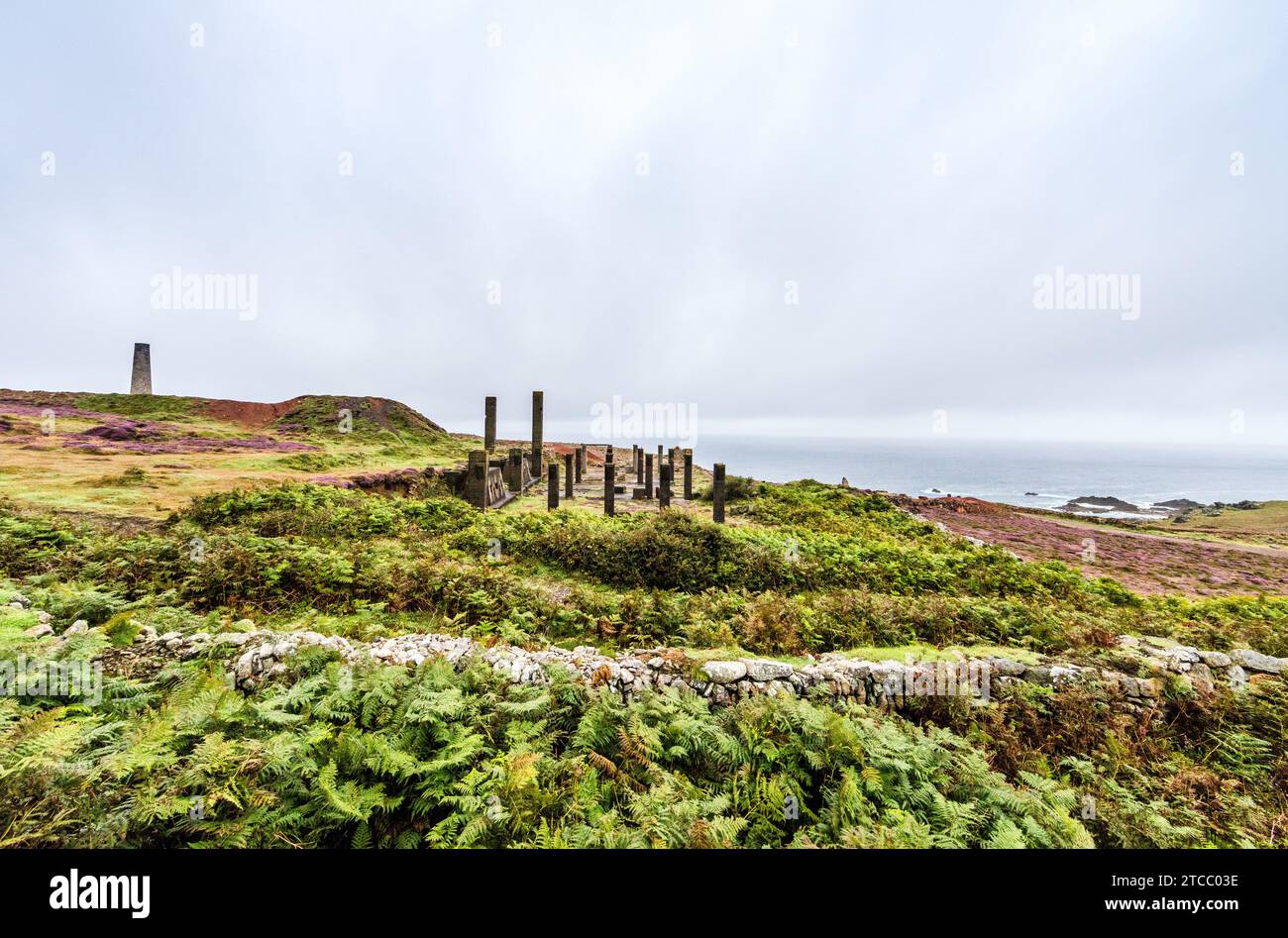 Cornwall coast line Stock Photo - Alamy