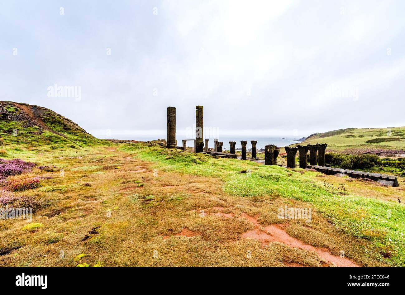 Cornwall coast line Stock Photo - Alamy