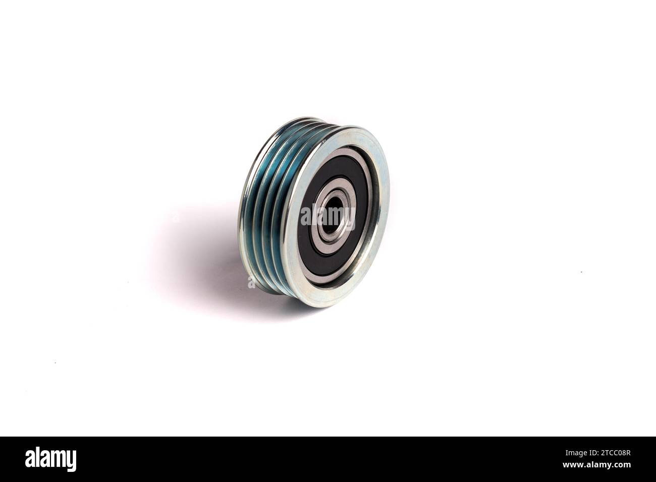 Generator pulley alternator on white isolated background Stock Photo ...