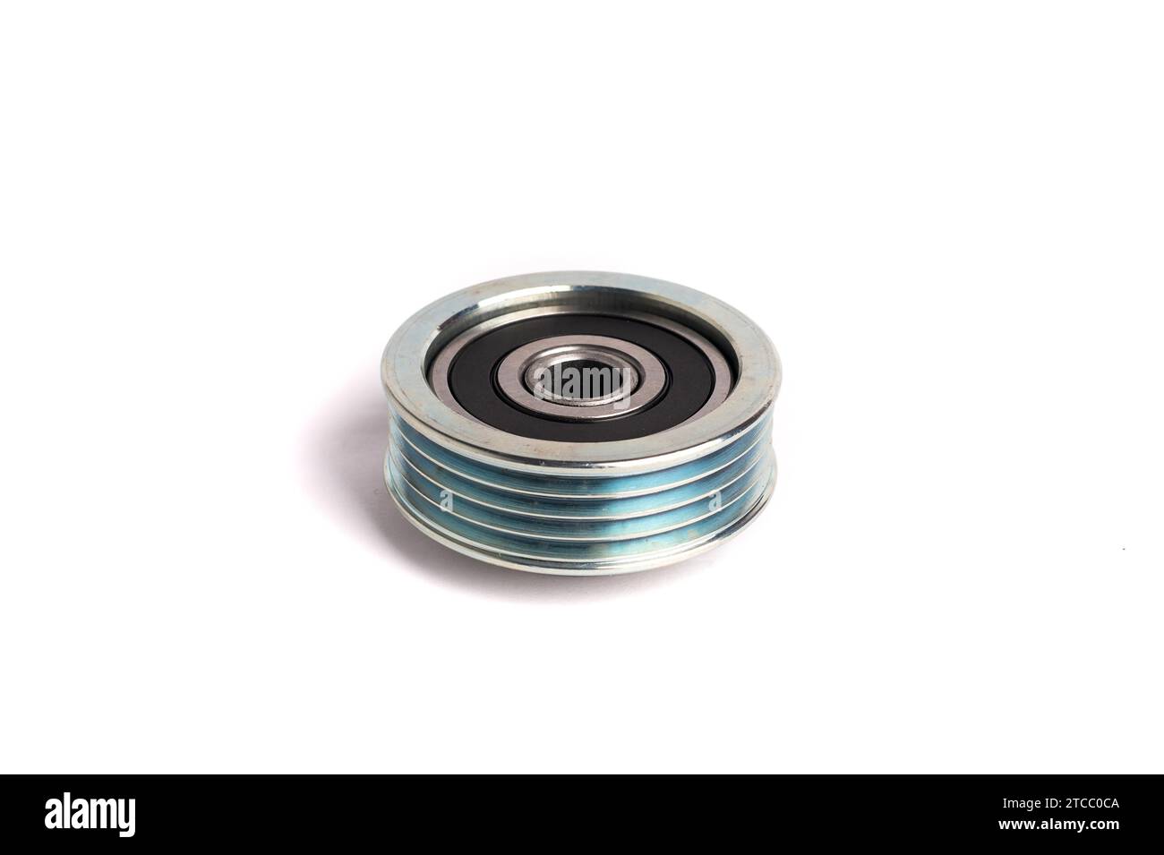 Generator pulley alternator on white isolated background Stock Photo ...