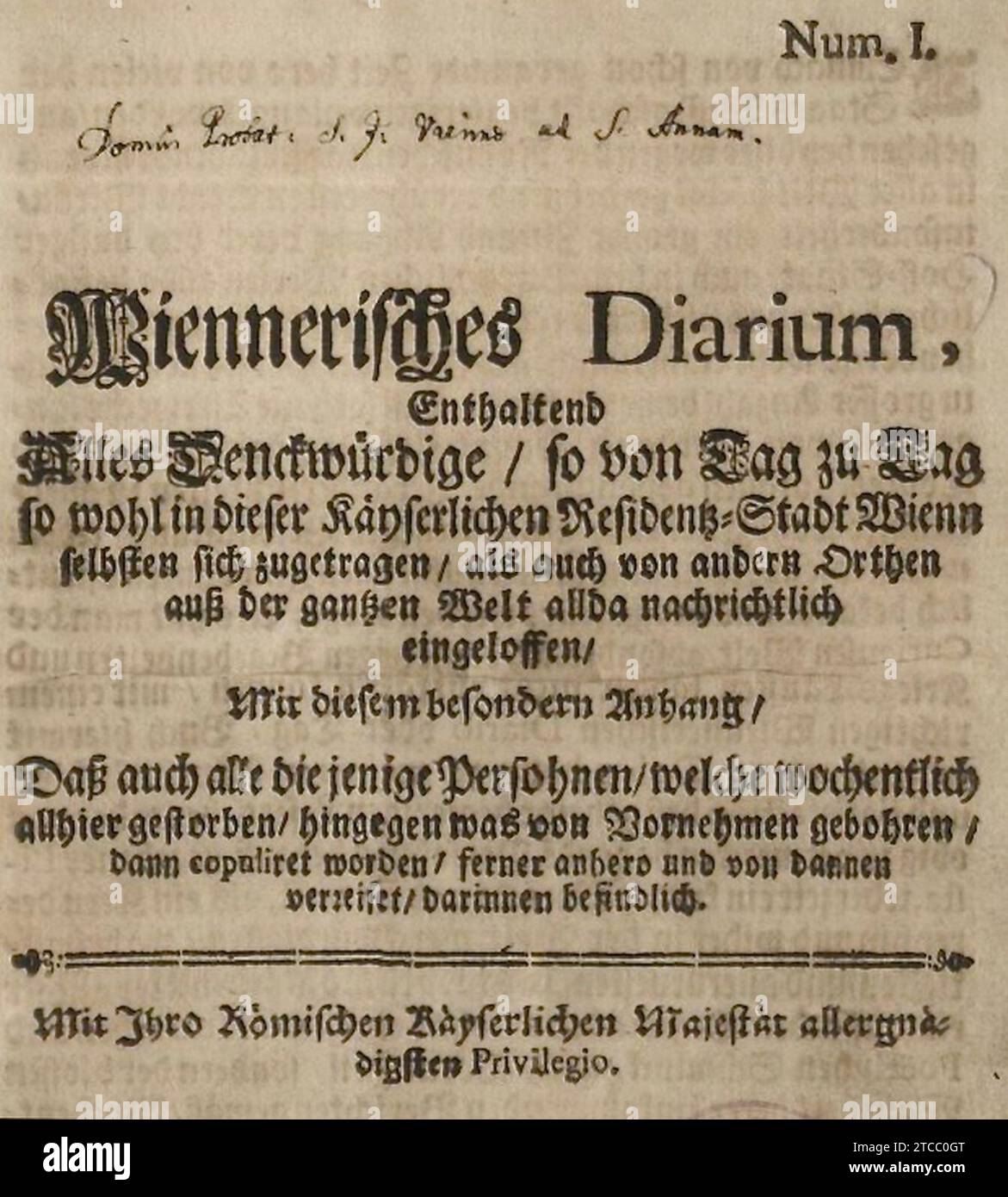 Diarium hi-res stock photography and images - Alamy