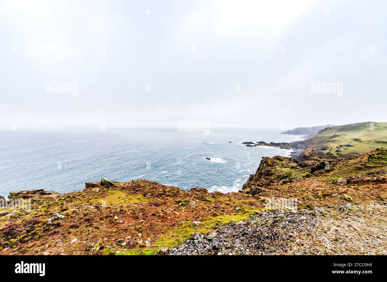 Cornwall coast line Stock Photo - Alamy