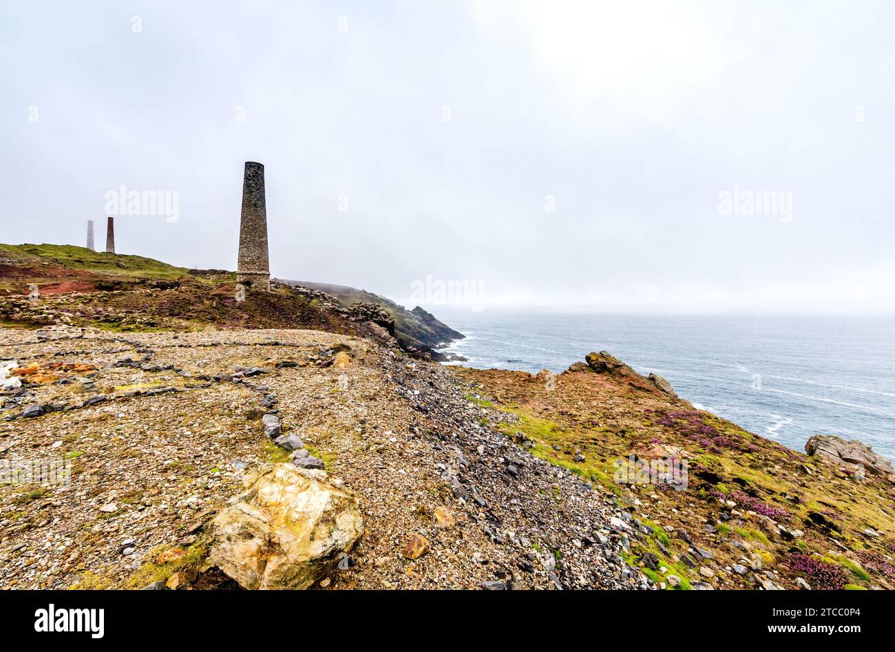 Cornwall coast line Stock Photo - Alamy