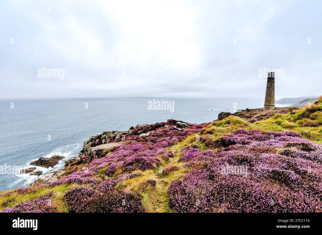Cornwall coast line Stock Photo - Alamy