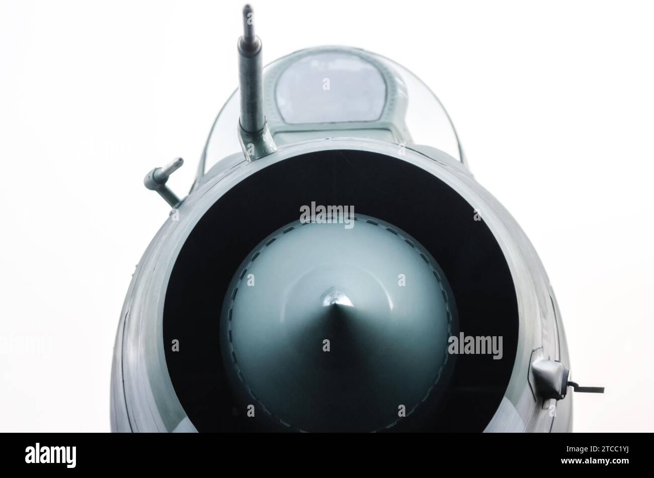 Old soviet army military fighter aircraft isolated close up Stock Photo ...