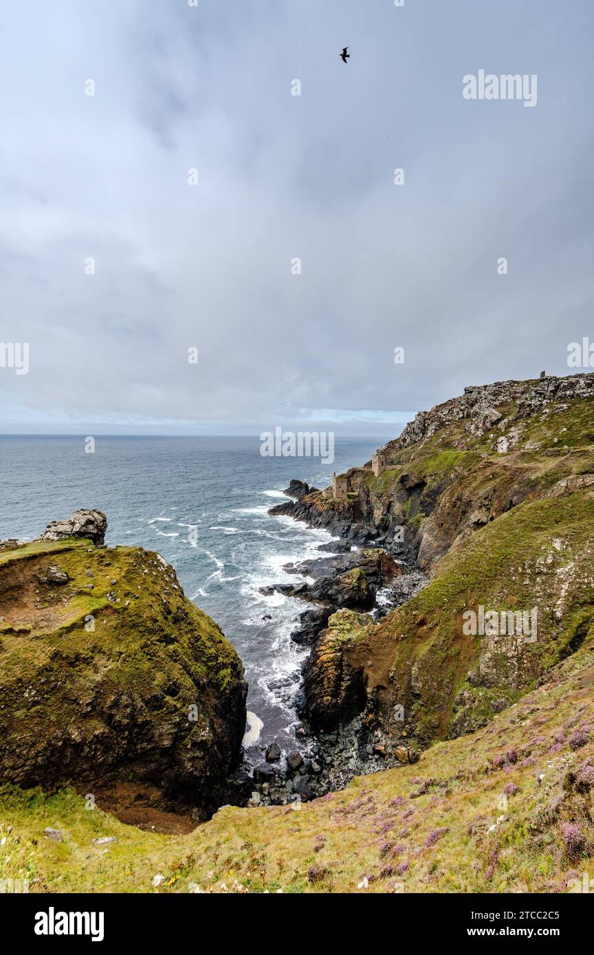 Cornwall coast line Stock Photo - Alamy