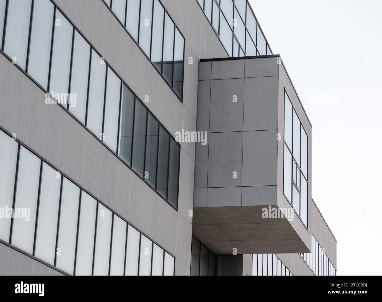 Large concrete structure with empty windows Stock Photo - Alamy