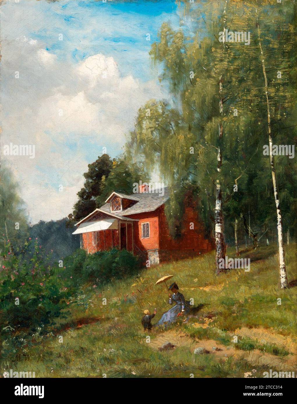 Wiik Summer idyll Stock Photo - Alamy