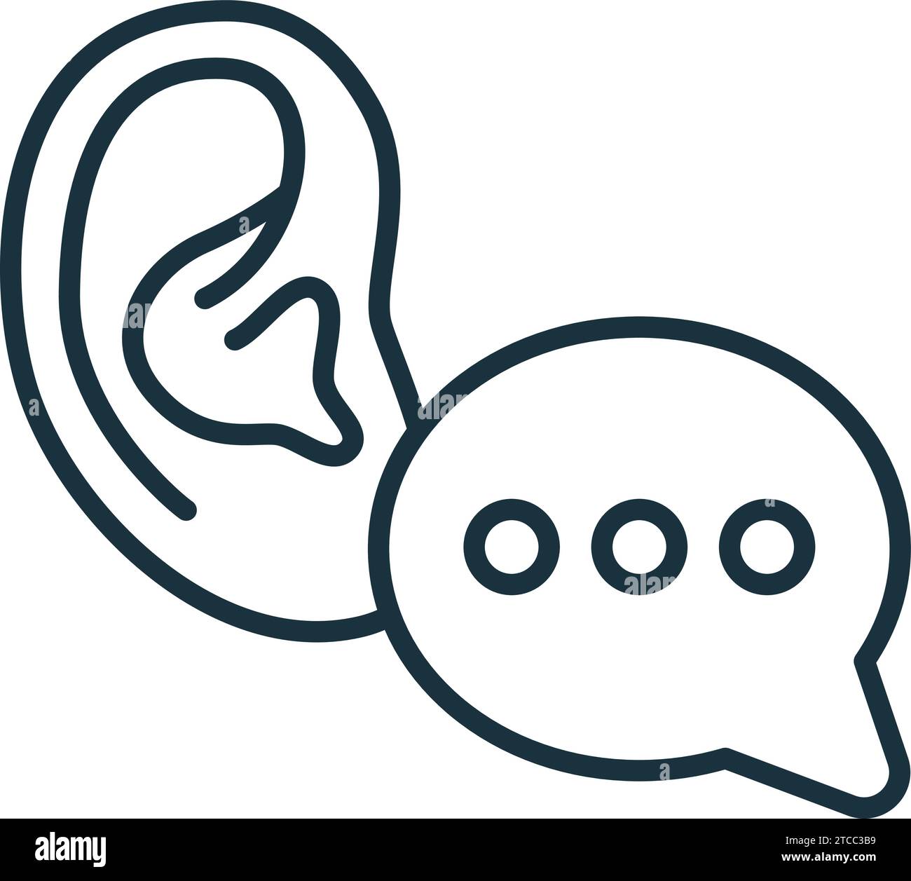 Active listening icon. Monochrome simple sign from critical thinking ... Active listening icon. Monochrome simple sign from critical thinking ...