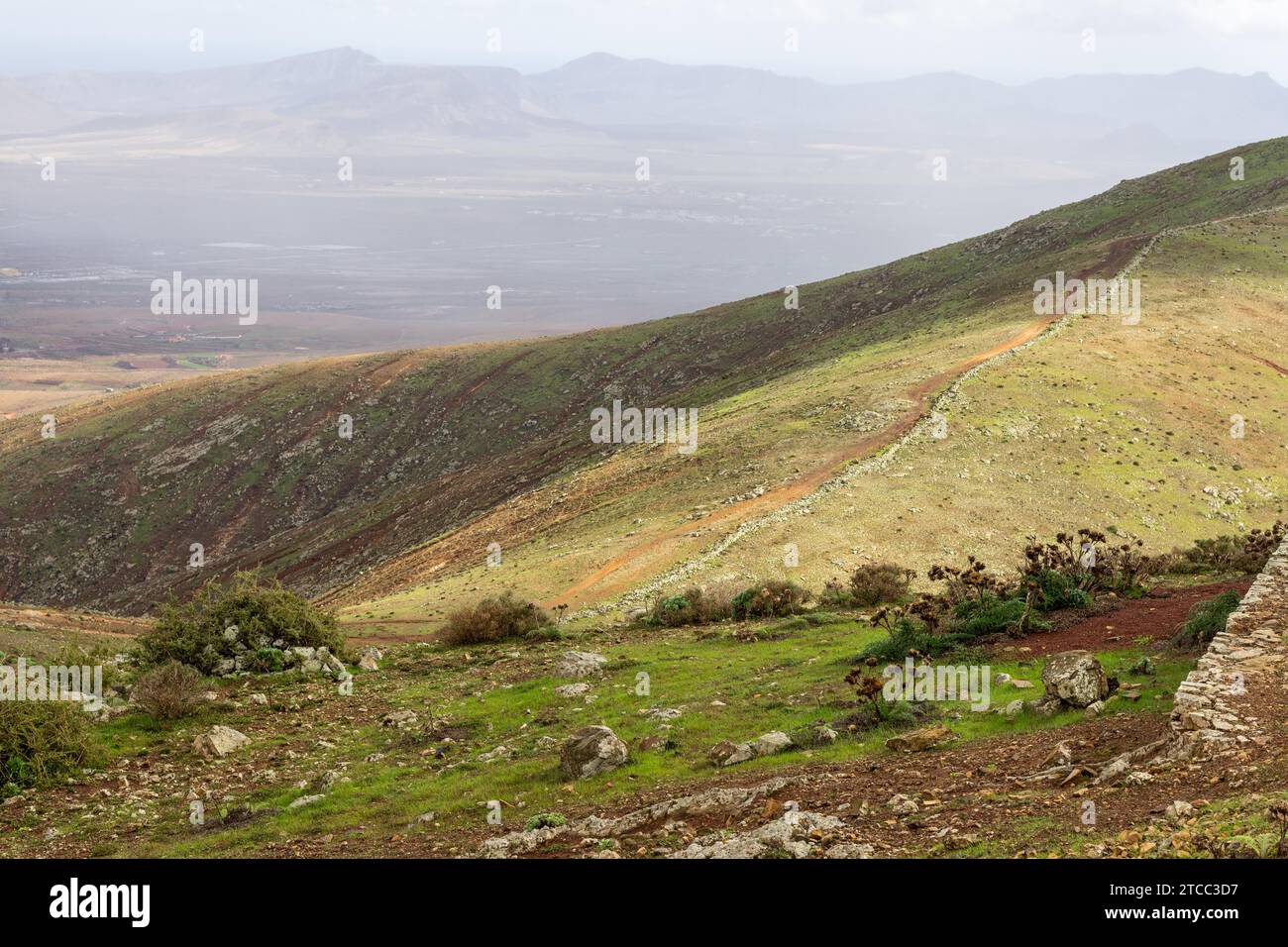 Panoramic view at landscape from viewpoint Mirador Morro Velosa on ...