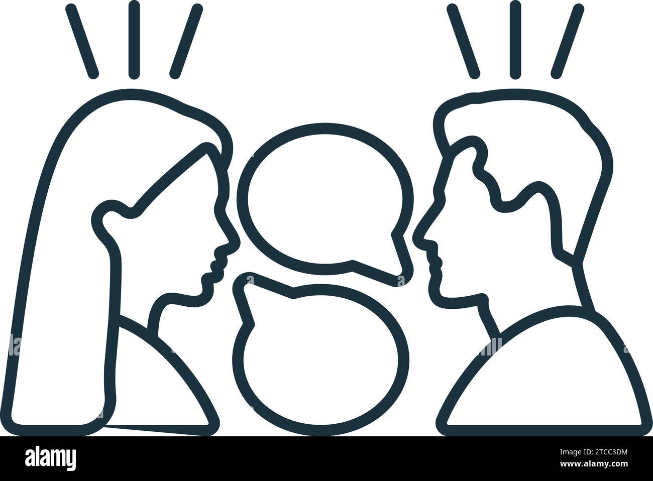 Argument icon. Monochrome simple sign from critical thinking collection. Argument icon for logo ...