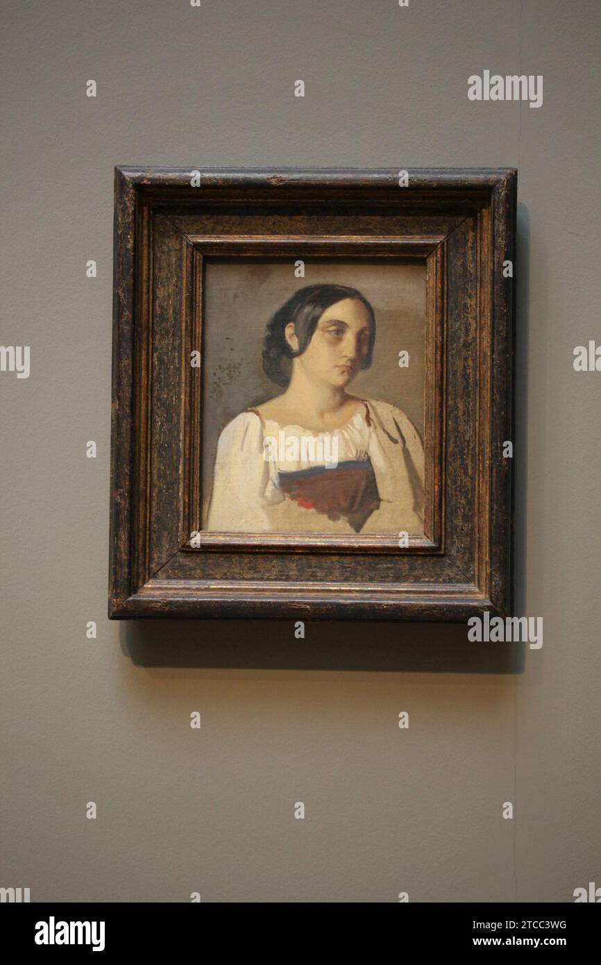 Portret van een Italiaanse vrouw (Q21679888 Stock Photo - Alamy