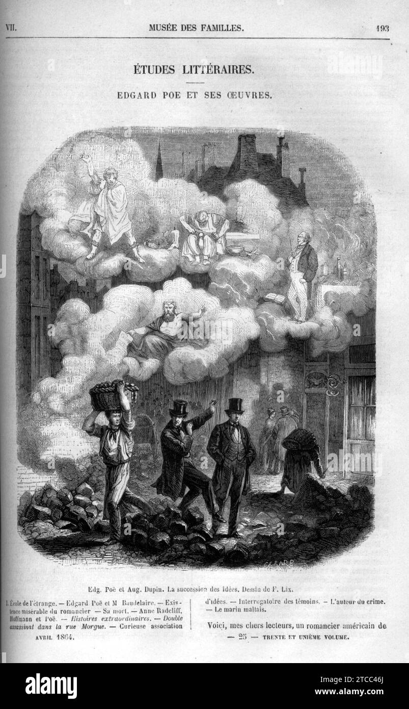 Jules Verne Edgard Poe et ses oeuvres MdF 1864 (Bernhard Krauth Stock ...