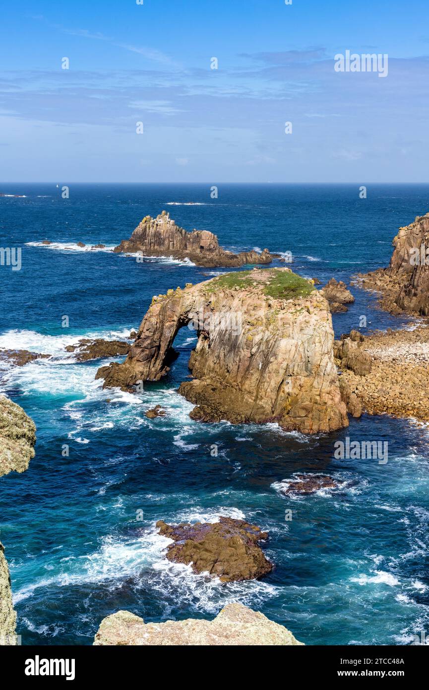 Cornwall coast line Stock Photo - Alamy