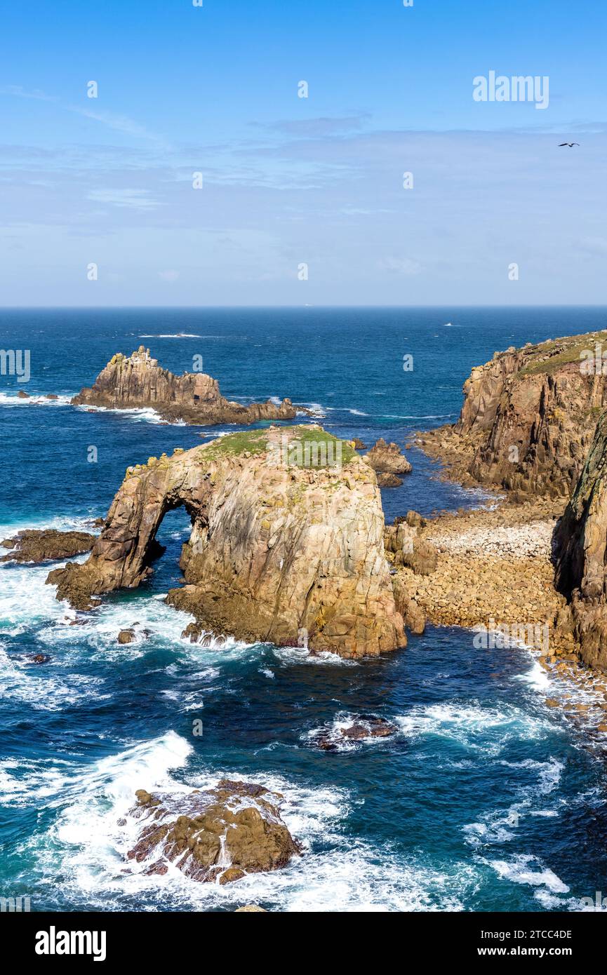 Cornwall coast line Stock Photo - Alamy