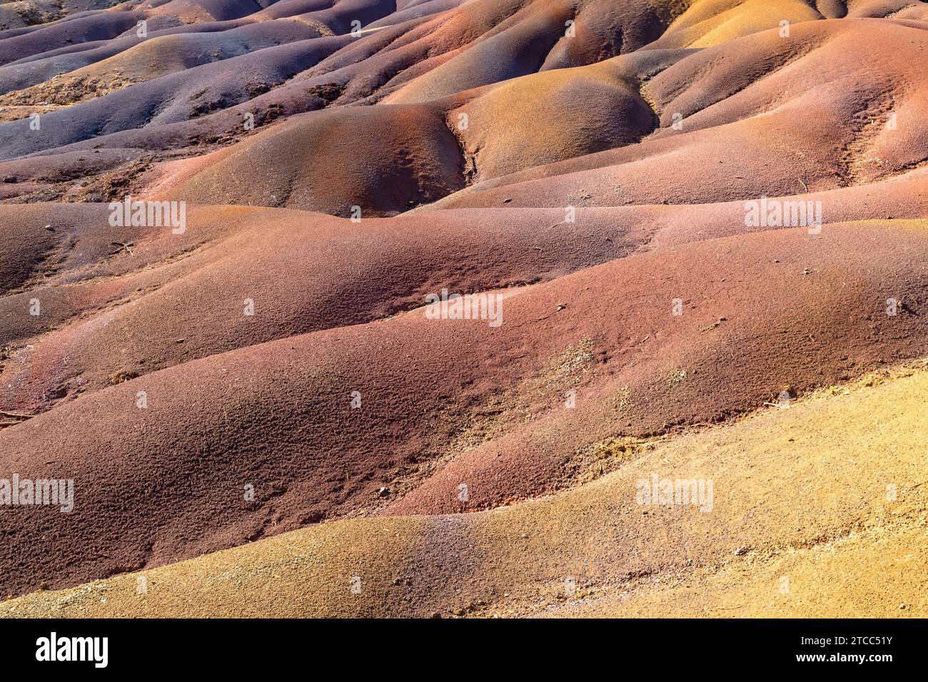 Seven coloured earth (sandstone formation with seven colours) on ...