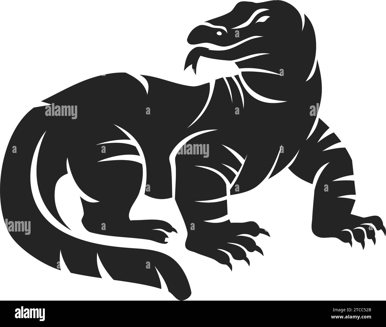 Komodo Logo template Isolated. Brand Identity. Icon Abstract Vector ...