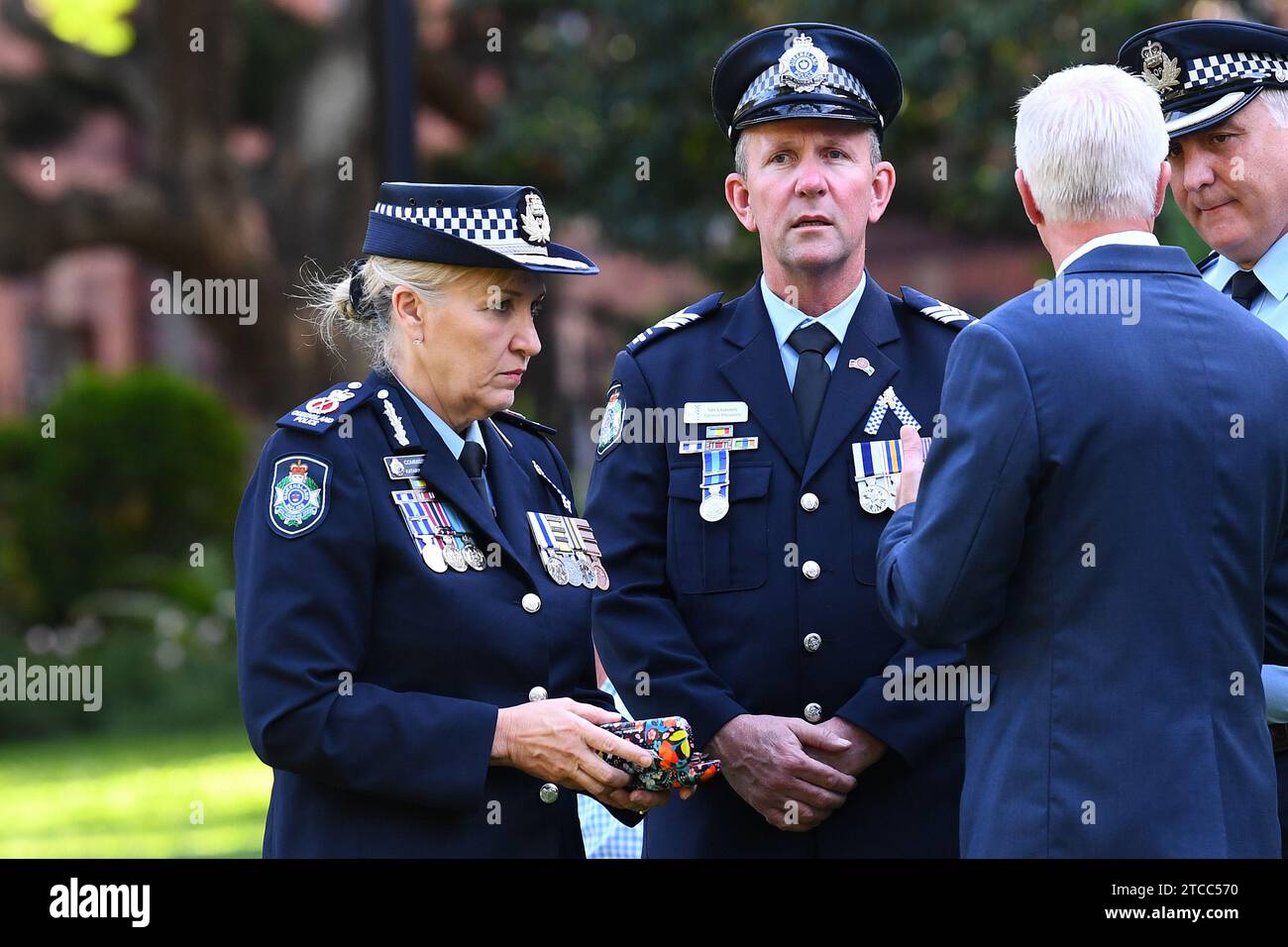 Brisbane, Australia. 12th Dec, 2023. Police Commissioner Katarina ...