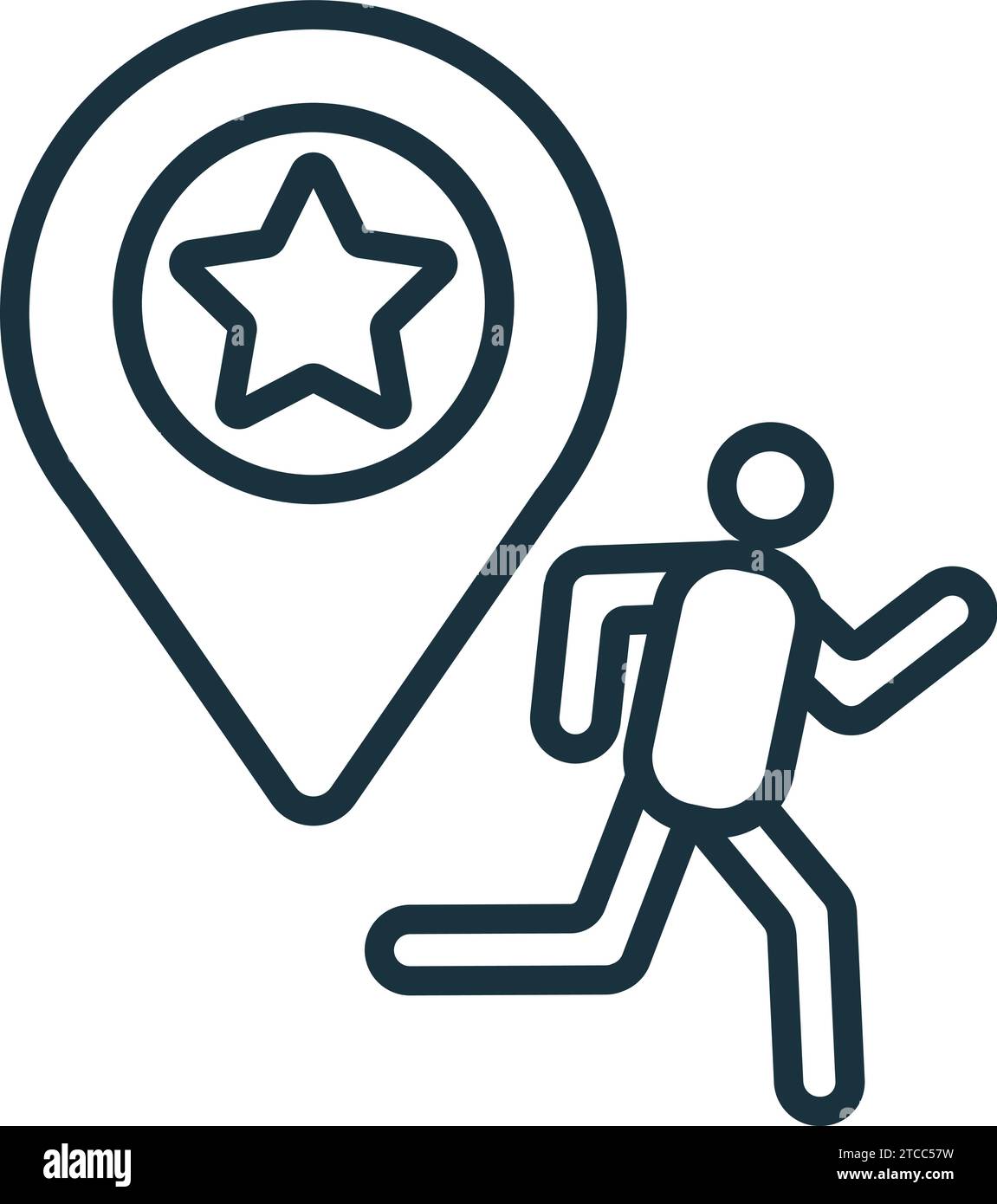 Active position icon. Monochrome simple sign from critical thinking ... Active position icon. Monochrome simple sign from critical thinking ...