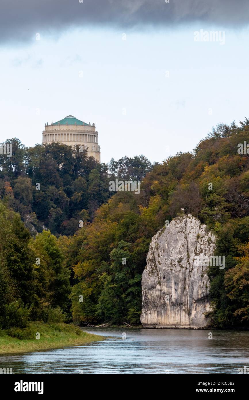 Nature reserve at Danube river breakthrough near Kelheim, Bavaria ...