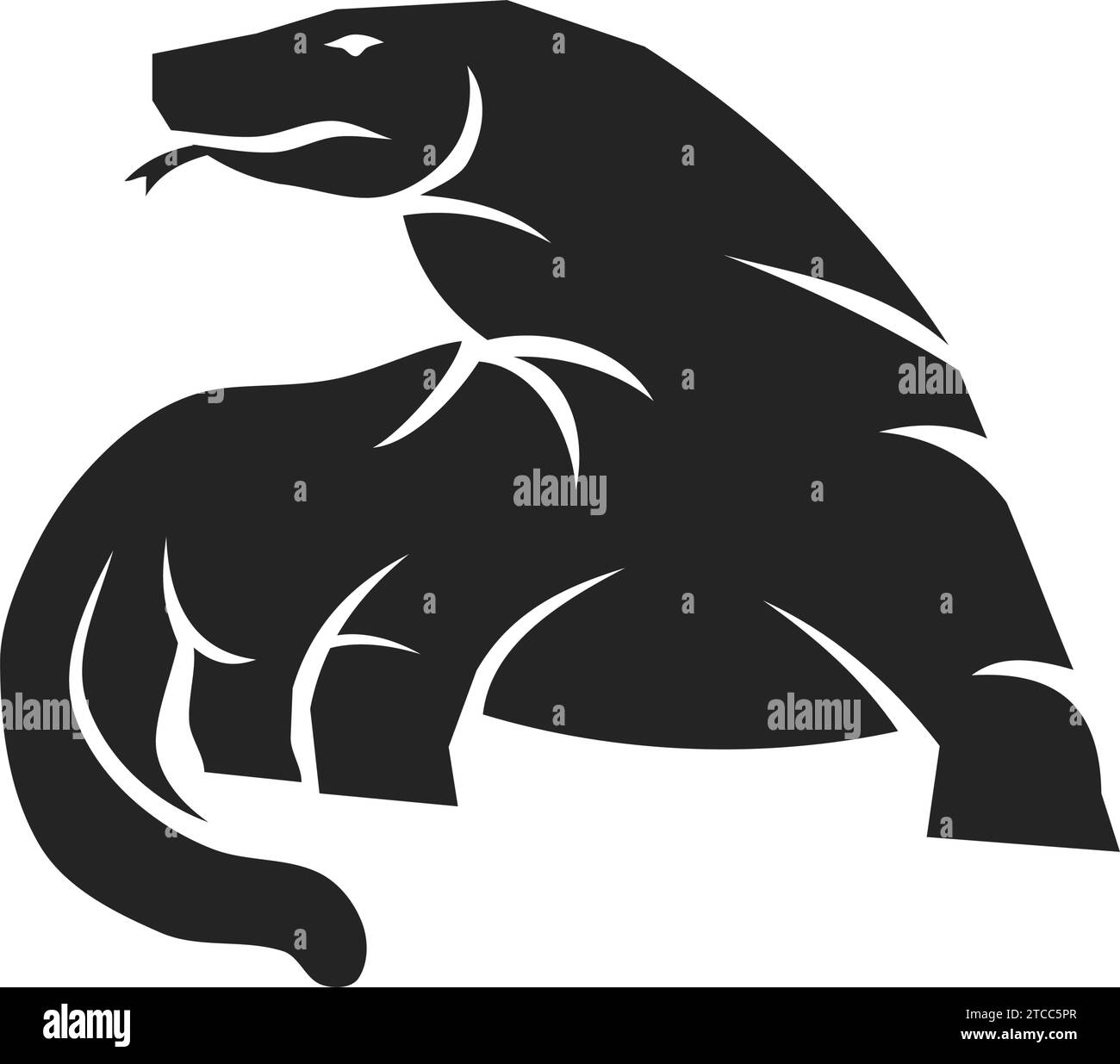 Komodo Logo template Isolated. Brand Identity. Icon Abstract Vector ...