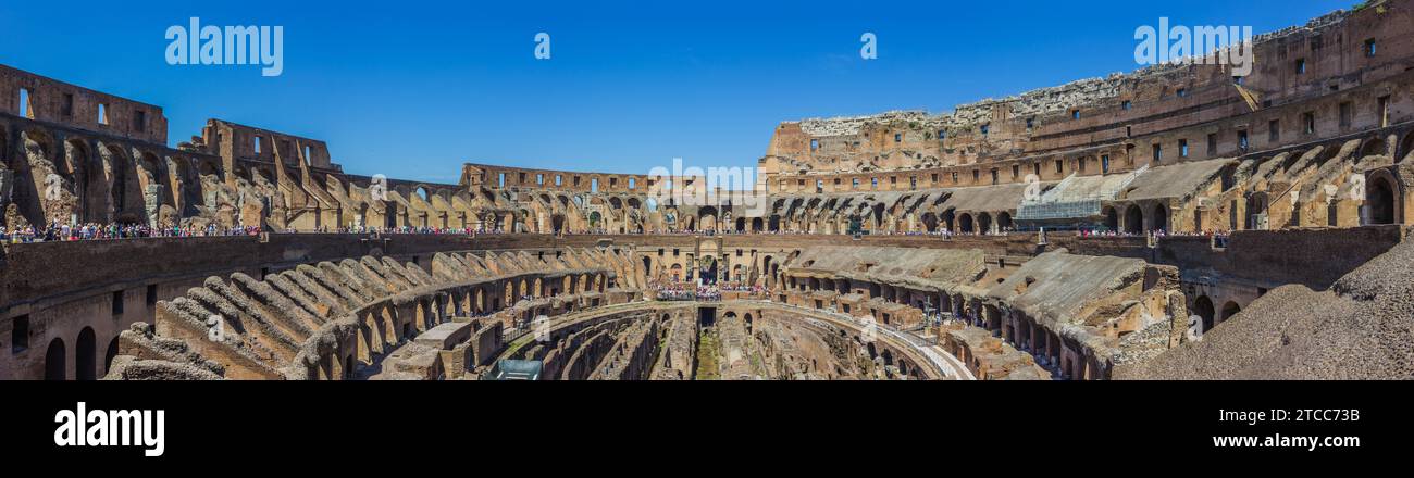 View inside roman colosseum hi-res stock photography and images - Alamy