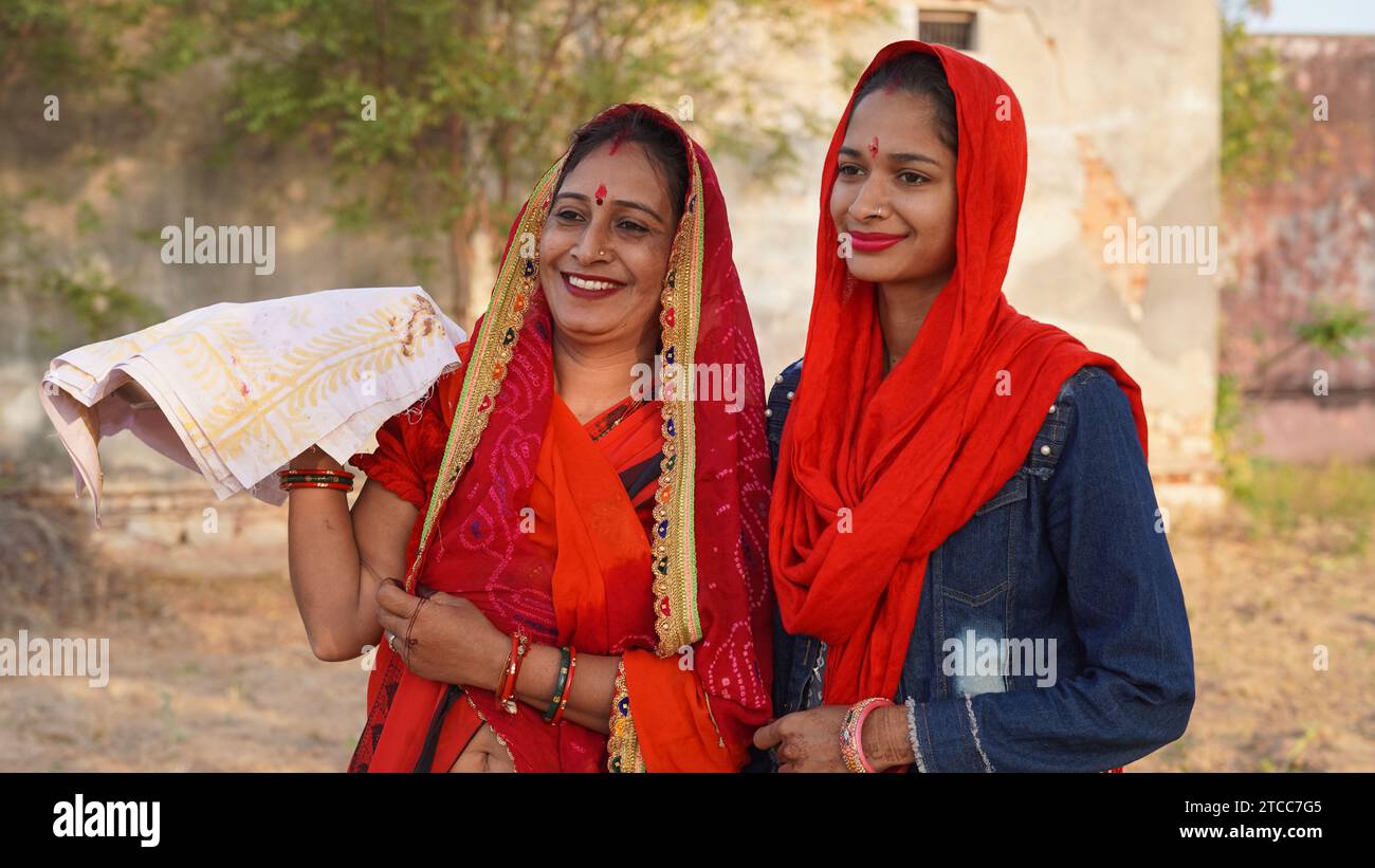 25 August 2023 Jaipur, Rajasthan, India. Indian cultured women in ...