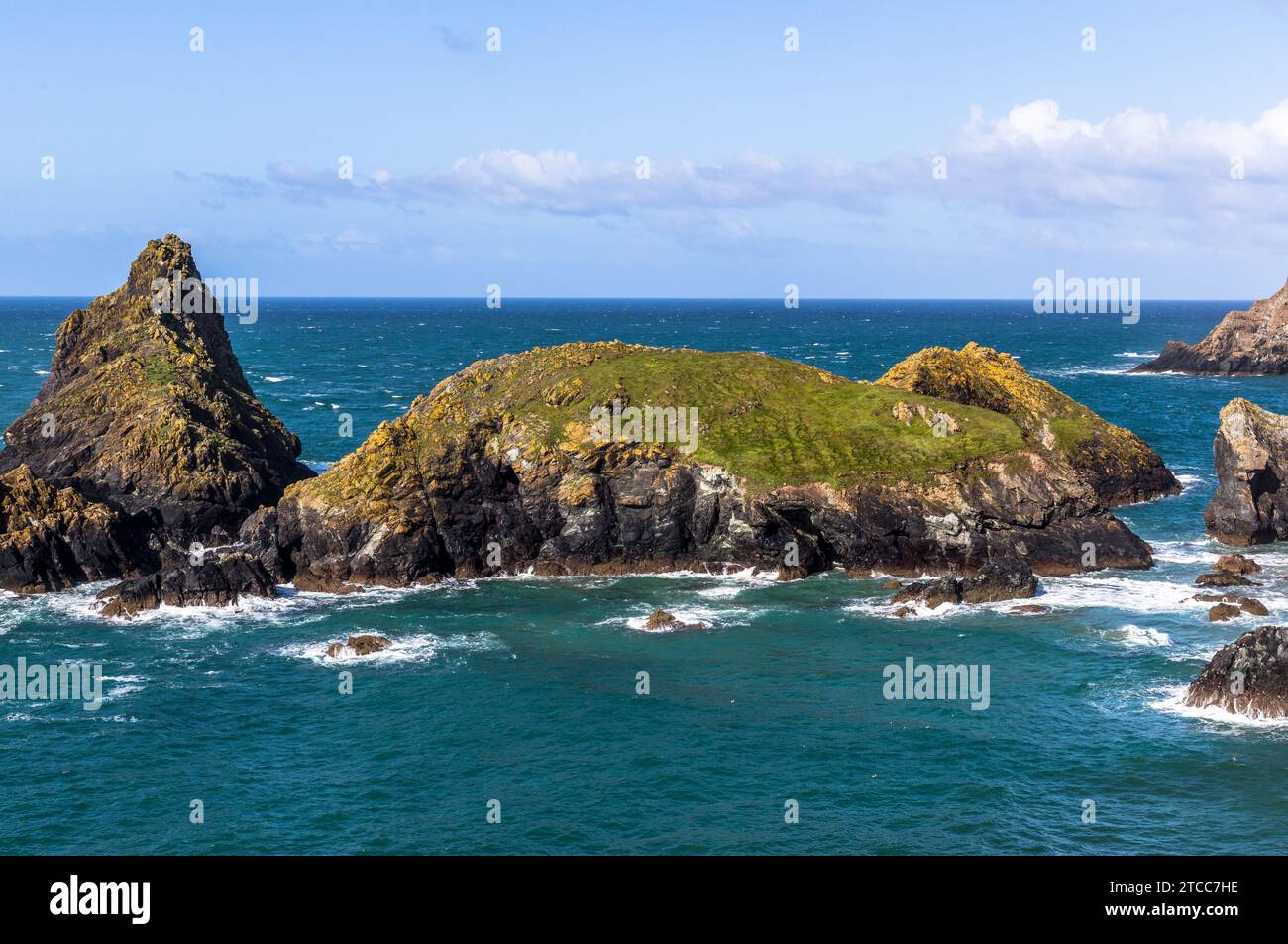 Cornwall coast line Stock Photo - Alamy