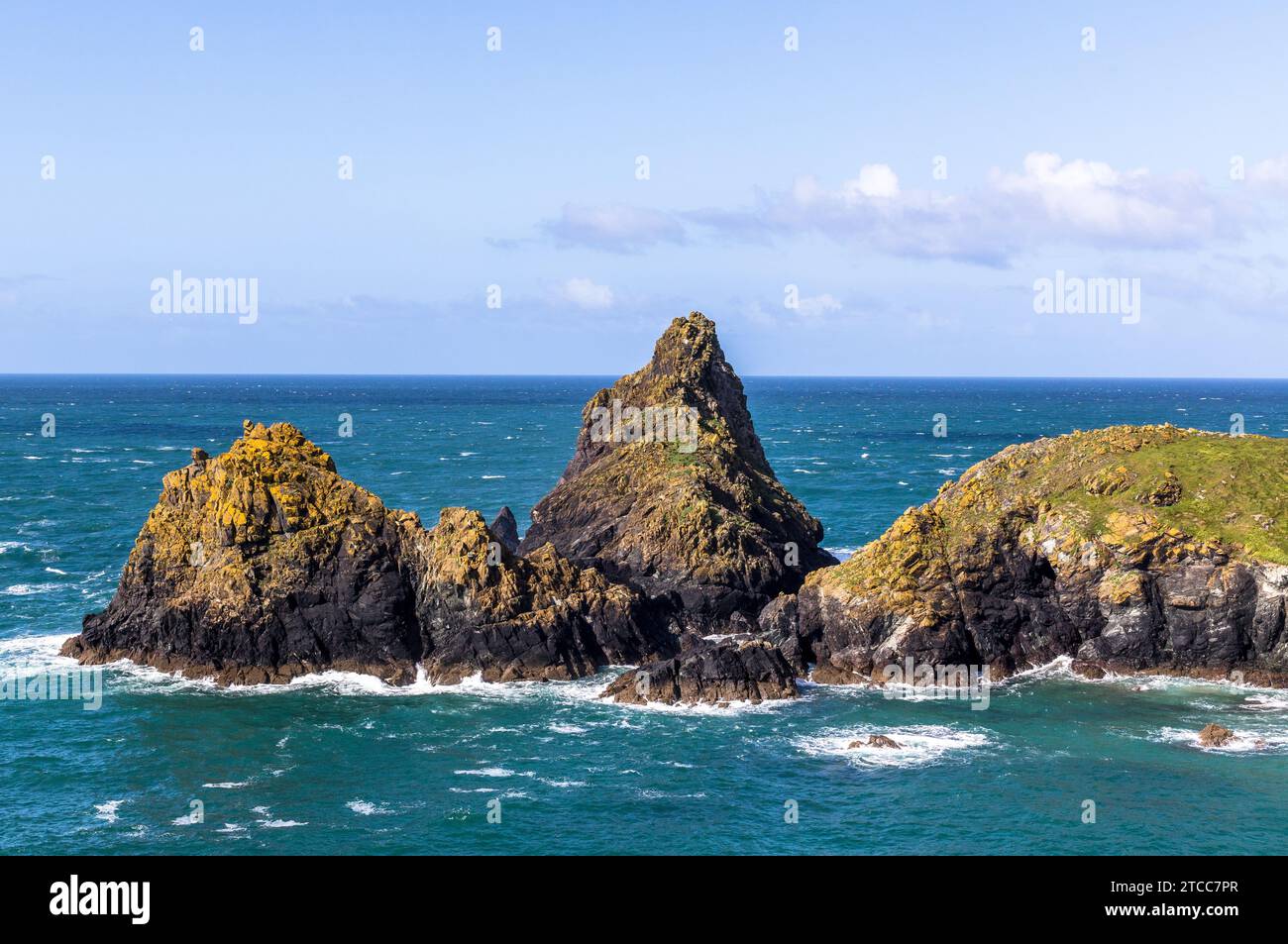 Cornwall coast line Stock Photo - Alamy