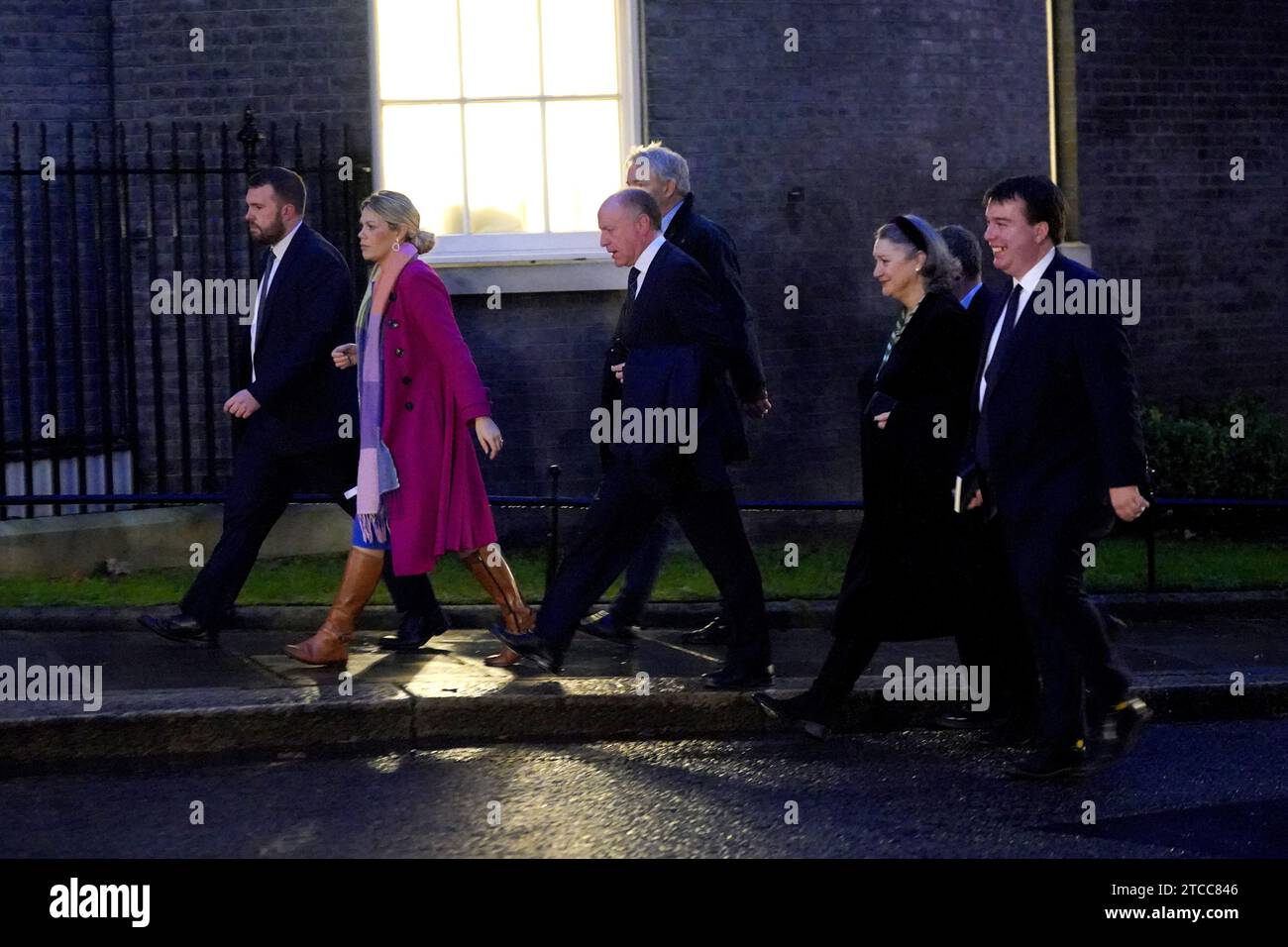 Conservative MPs arrive in Downing Street, London, for a breakfast ...