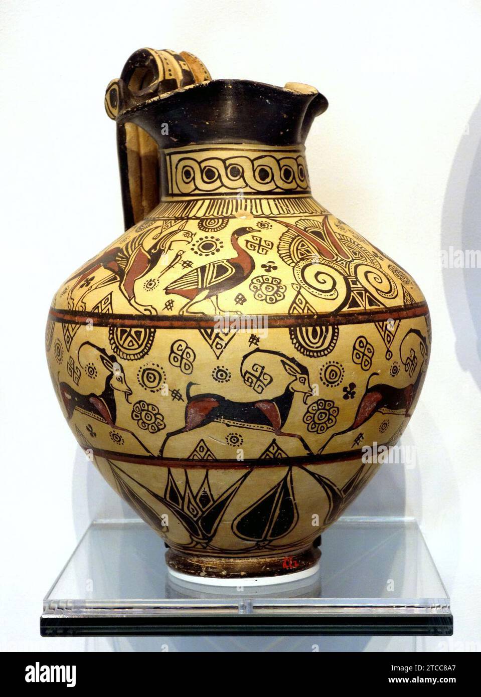 Wild Goat Style oinochoe (Boston MFA 03.90 Stock Photo - Alamy