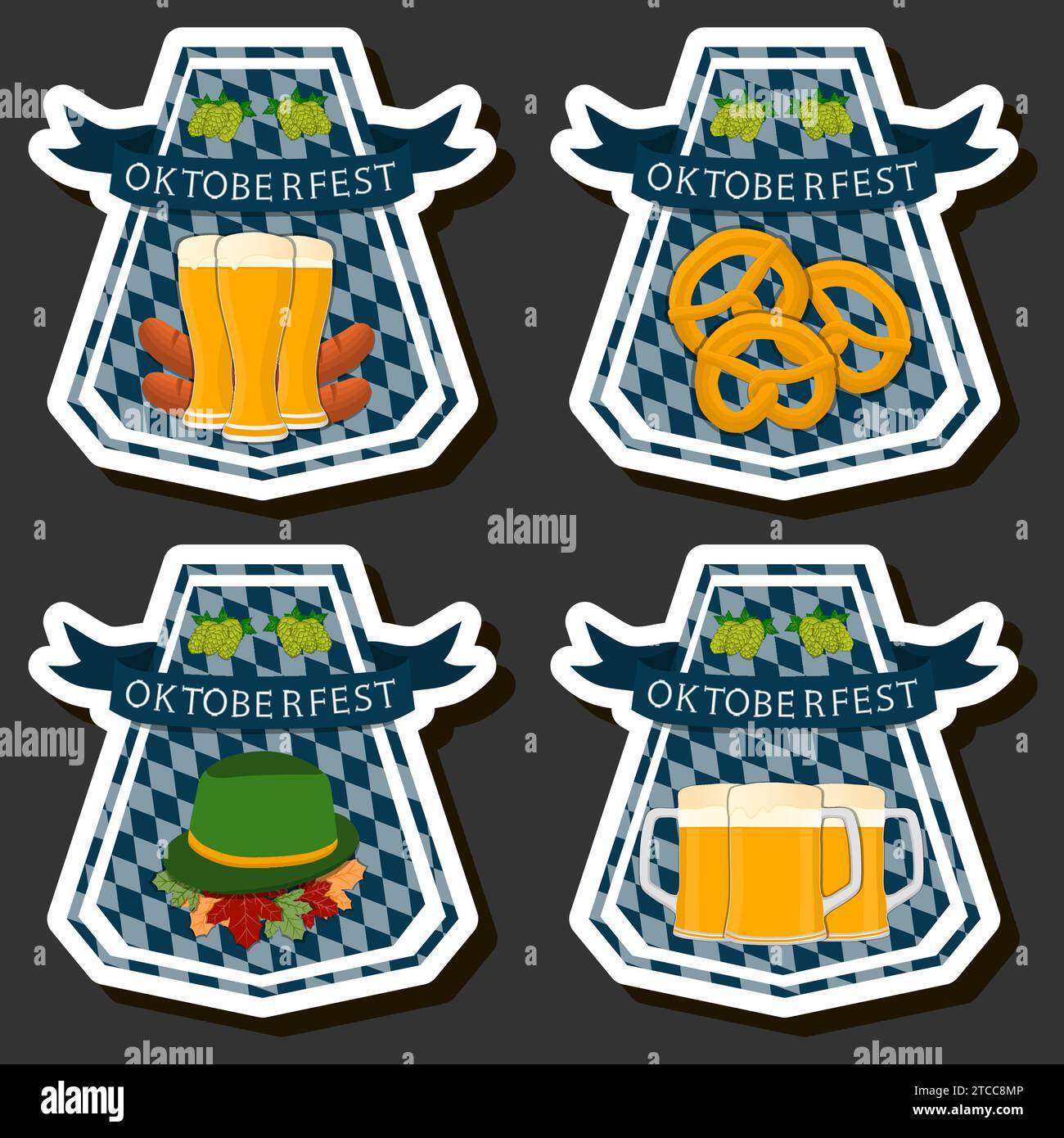 Oktoberfest logo vector vectors hi-res stock photography and images - Alamy