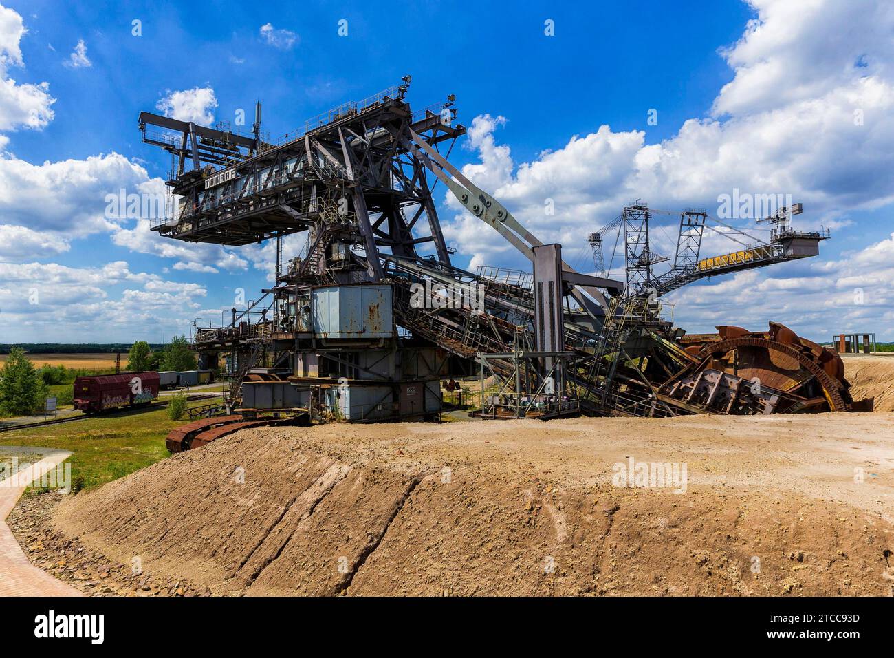Mining Technology Park near Grosspoesna Stock Photo - Alamy