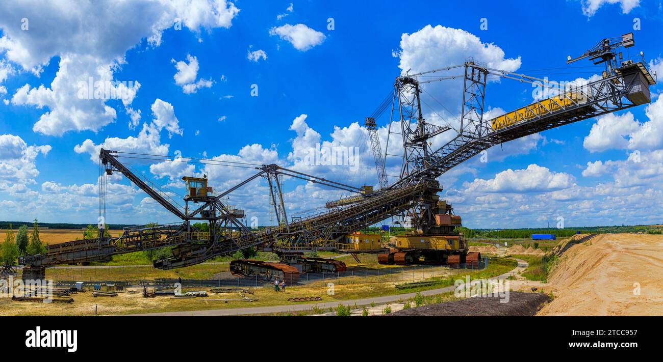 Mining Technology Park near Grosspoesna Stock Photo - Alamy