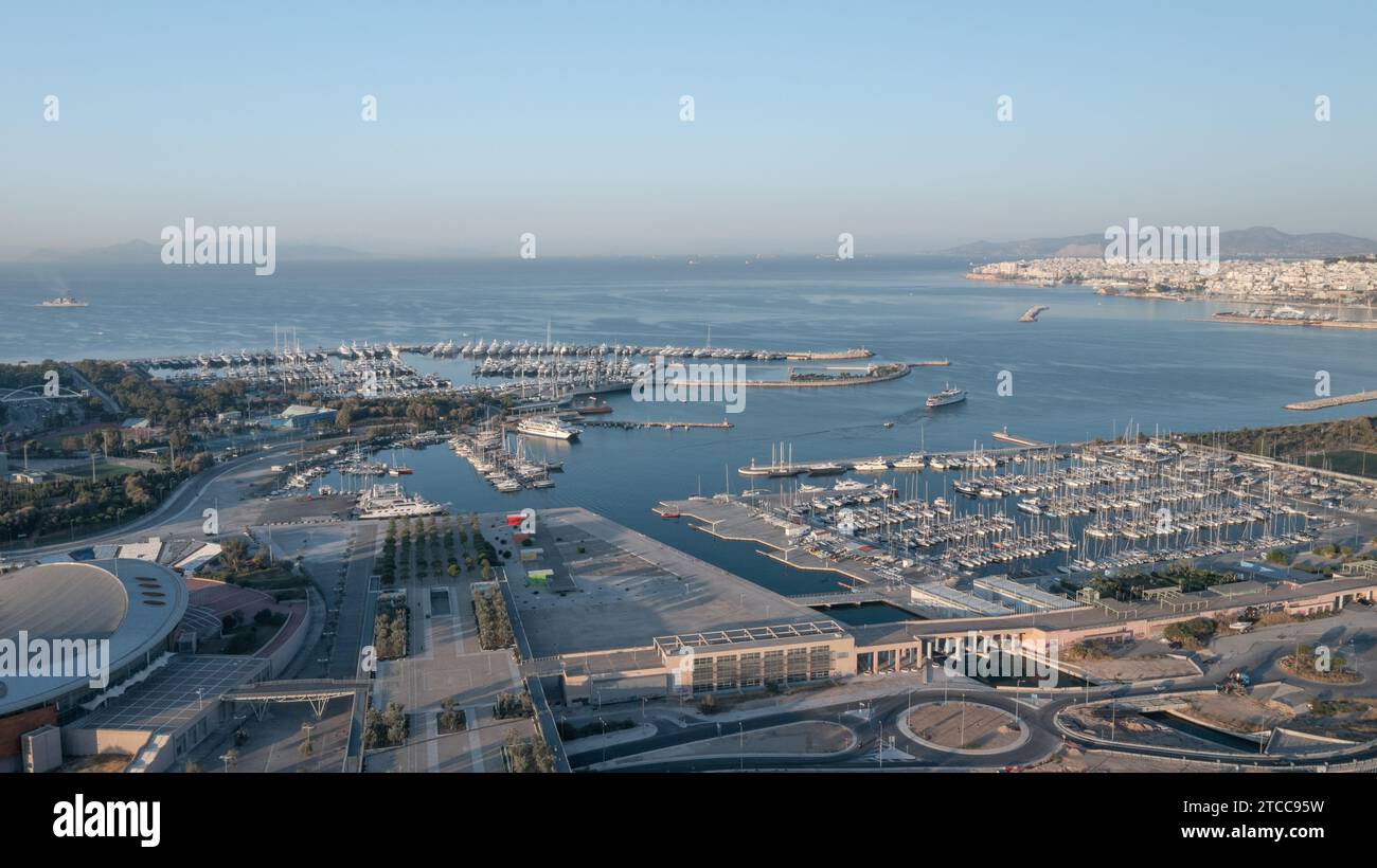 Maritime Grace at Kallithea Marina in Athens Greece Stock Photo - Alamy