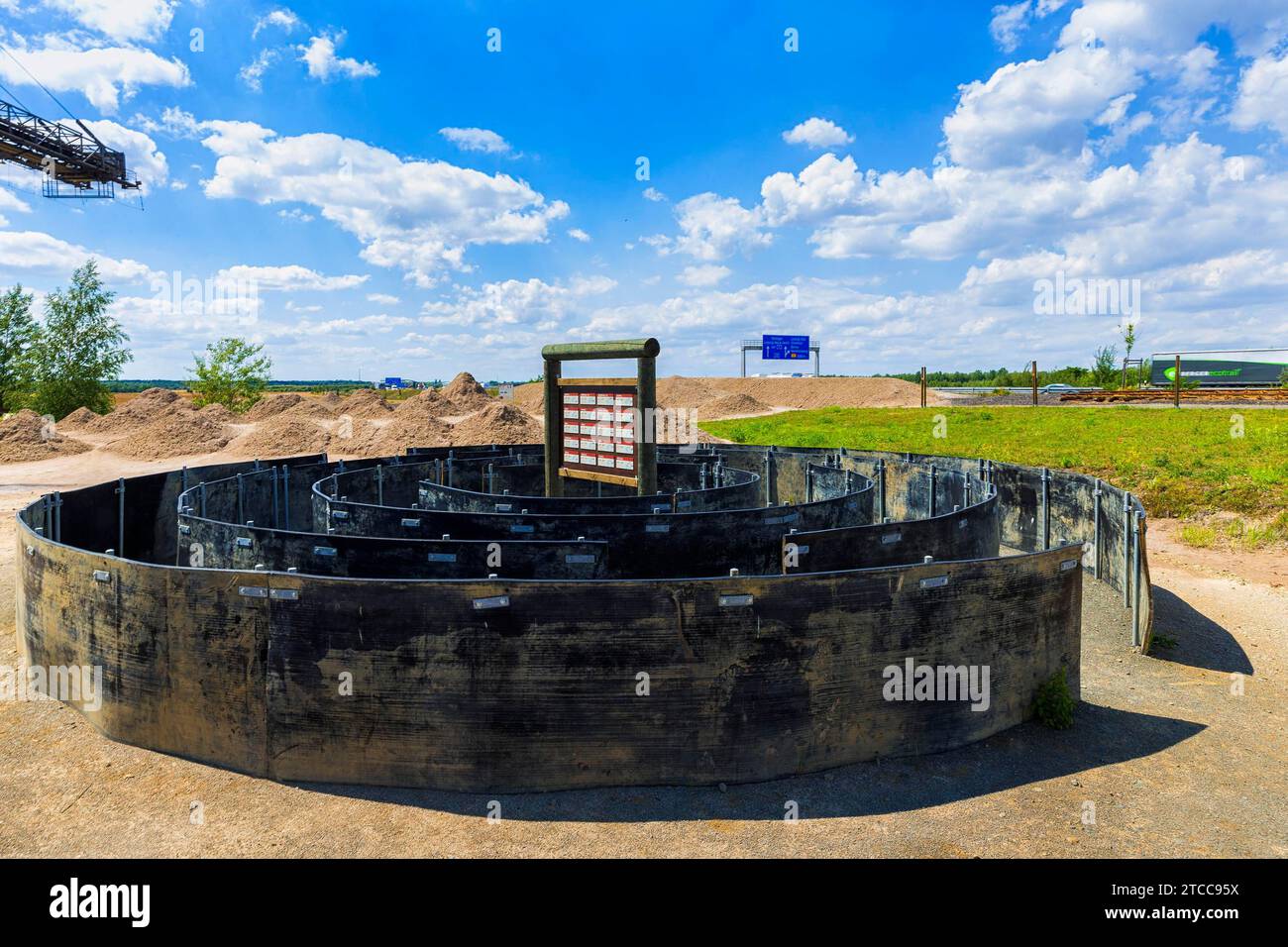 Mining Technology Park near Grosspoesna Stock Photo - Alamy