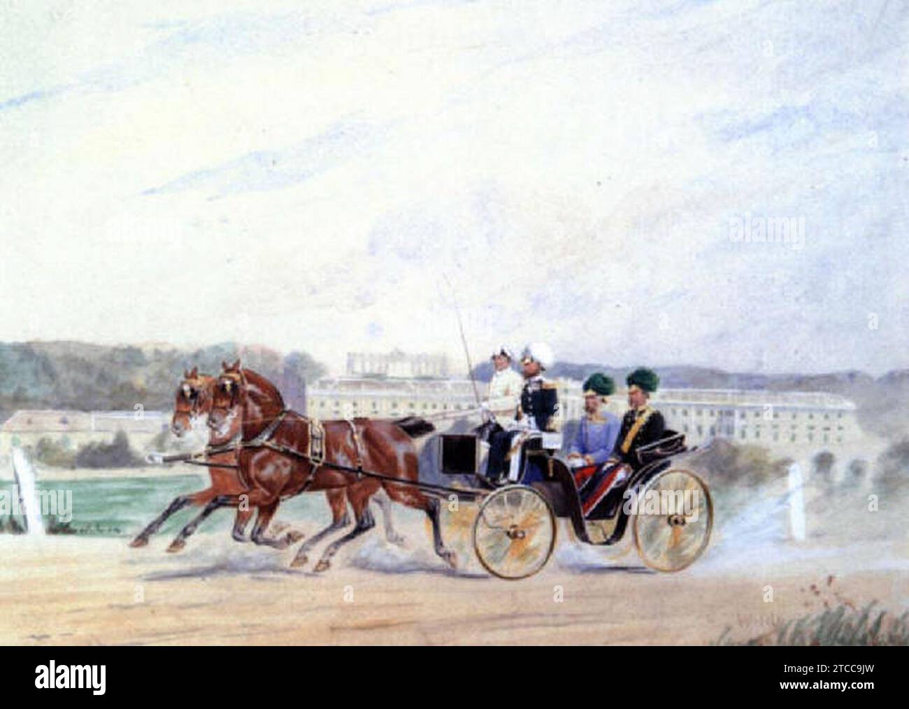 Wilda Kaiser Franz Joseph Ausfahrt in Schönbrunn Stock Photo - Alamy