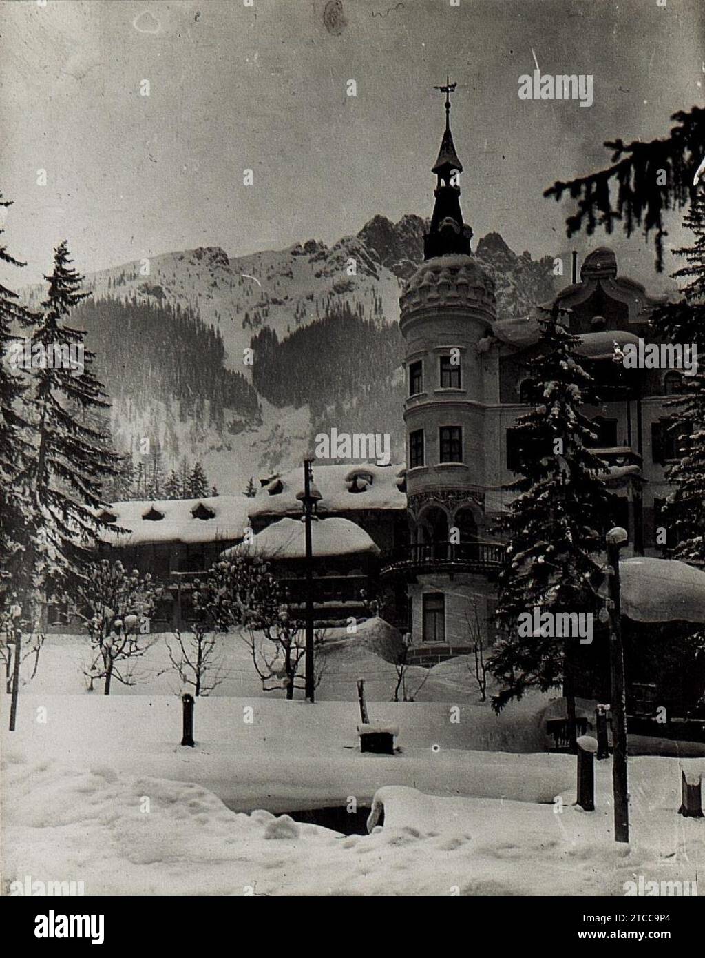 Wildbad Innichen. 21.Gebirgsbrigade - Kommando. (Oberst Mändl Stock ...