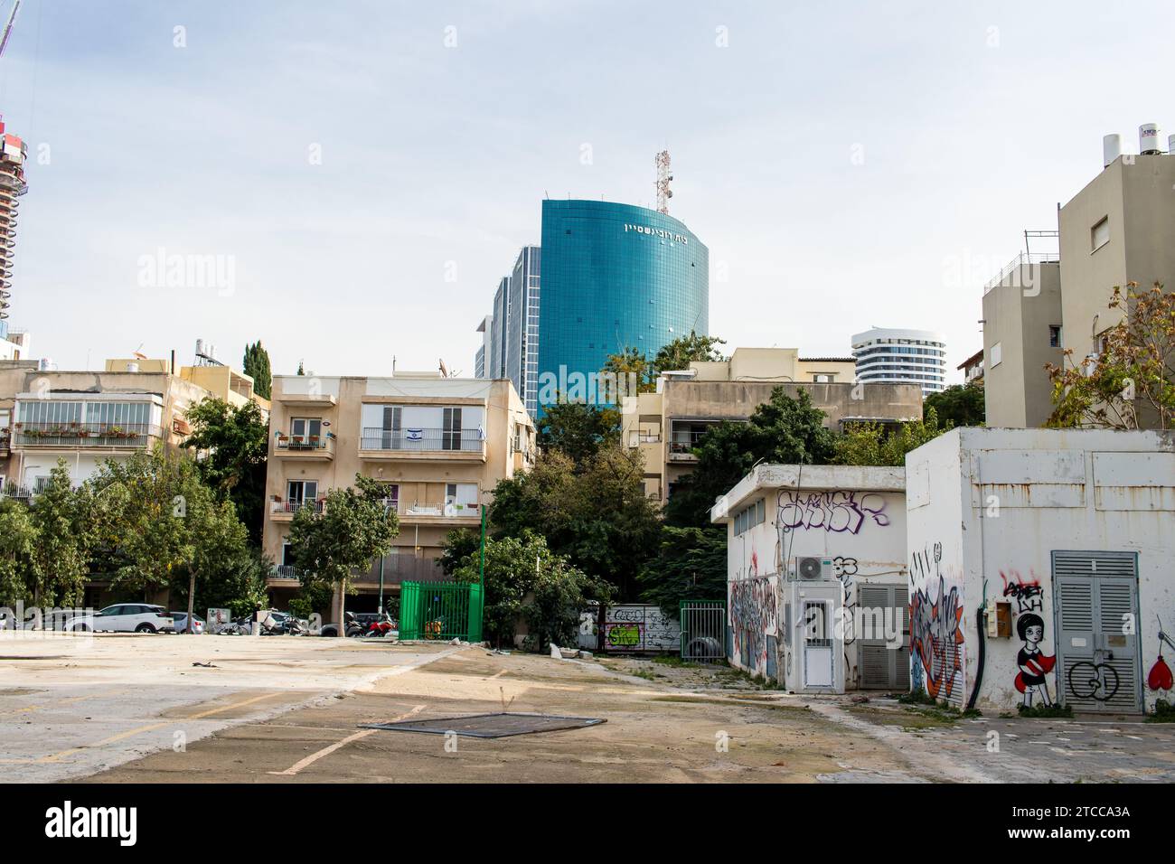 Tel Aviv, Israel - December 10, 2023 Urban landscape and architecture ...