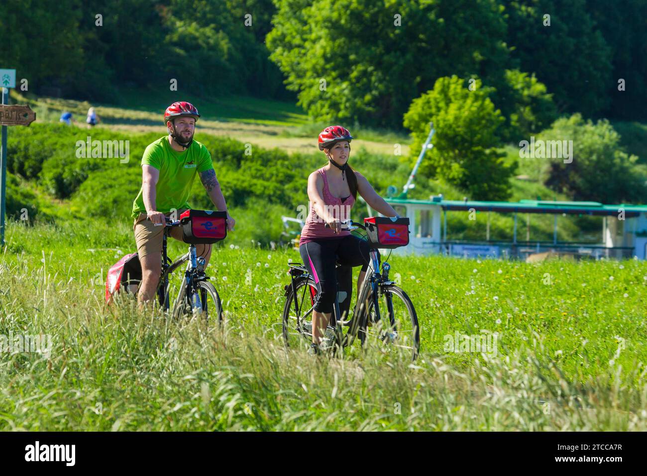 Elbe Cycle Route Stock Photo - Alamy