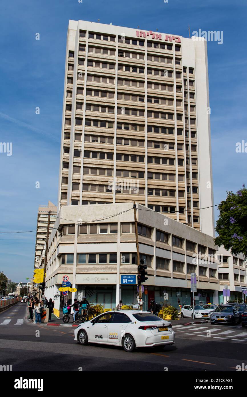Tel Aviv, Israel - December 10, 2023 Urban landscape and architecture ...