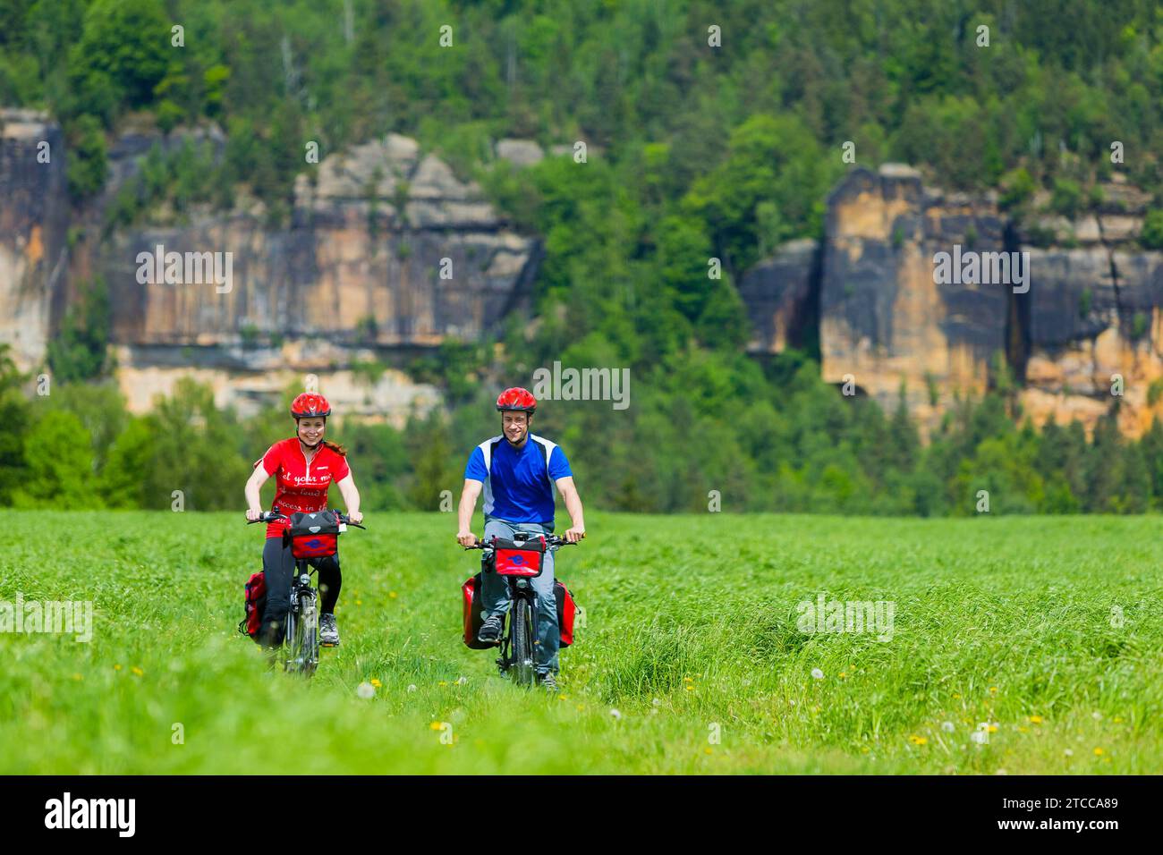 Elbe Cycle Route Stock Photo - Alamy