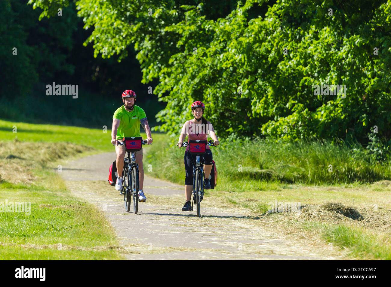 Elbe Cycle Route Stock Photo - Alamy