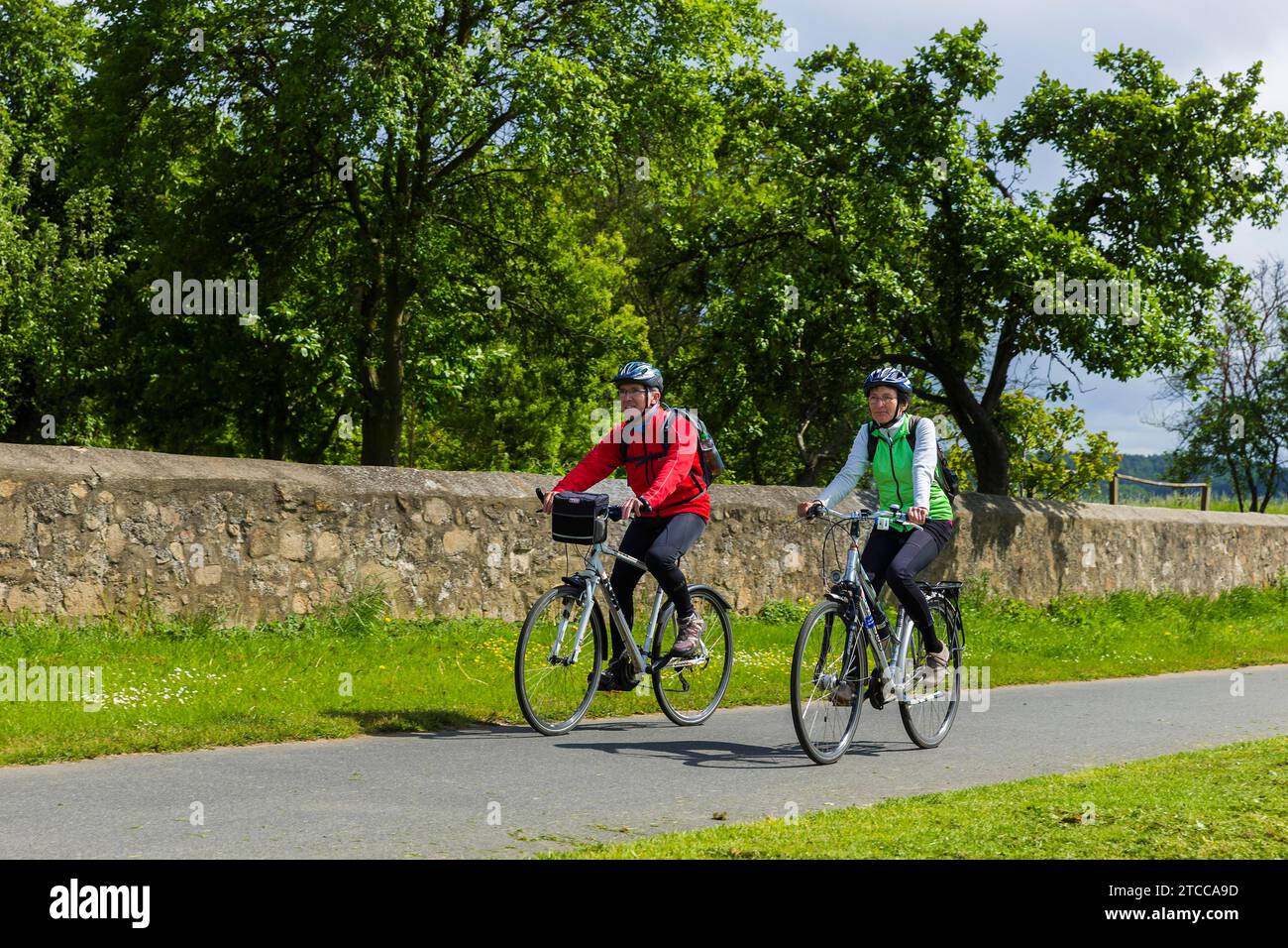 Elbe Cycle Route Stock Photo - Alamy