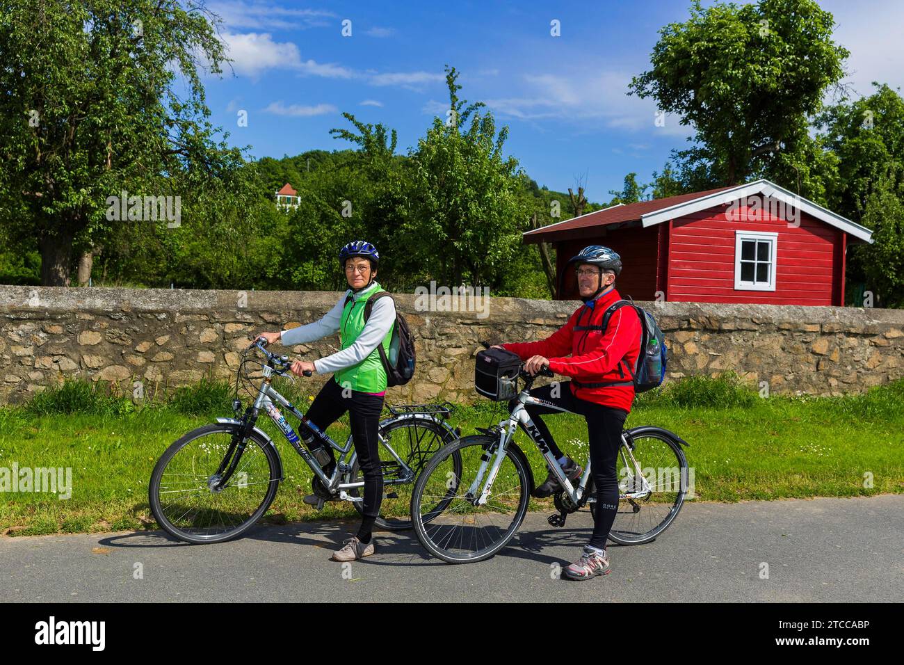 Elbe Cycle Route Stock Photo - Alamy