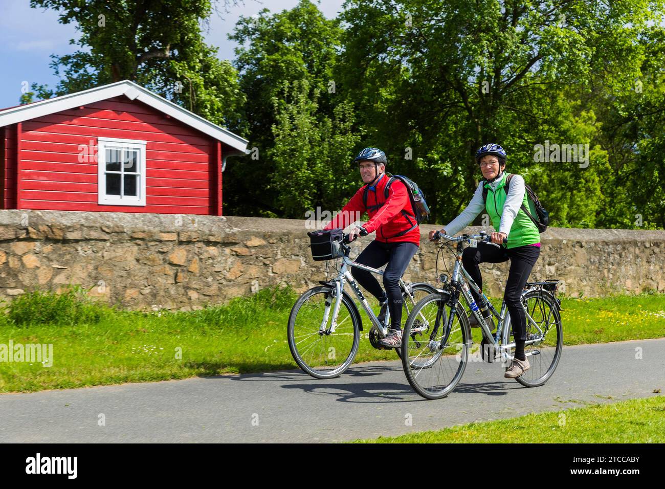 Elbe Cycle Route Stock Photo - Alamy