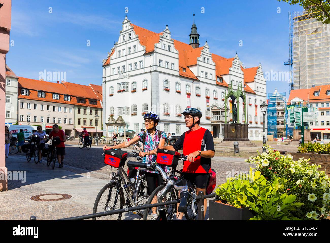 Elbe Cycle Route Stock Photo - Alamy