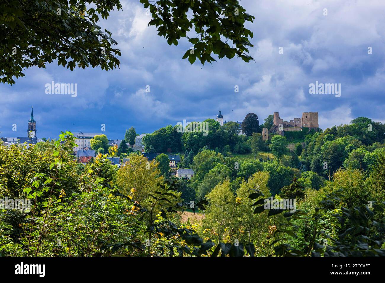 Frauenstein castle ruins Stock Photo - Alamy